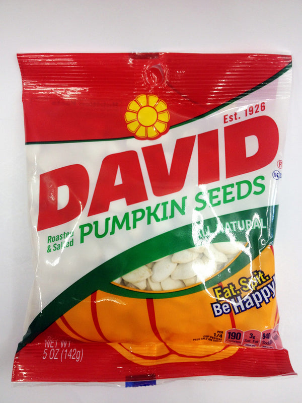 David Roasted & Salted Pumpkin Seeds | Soda Pop Shop